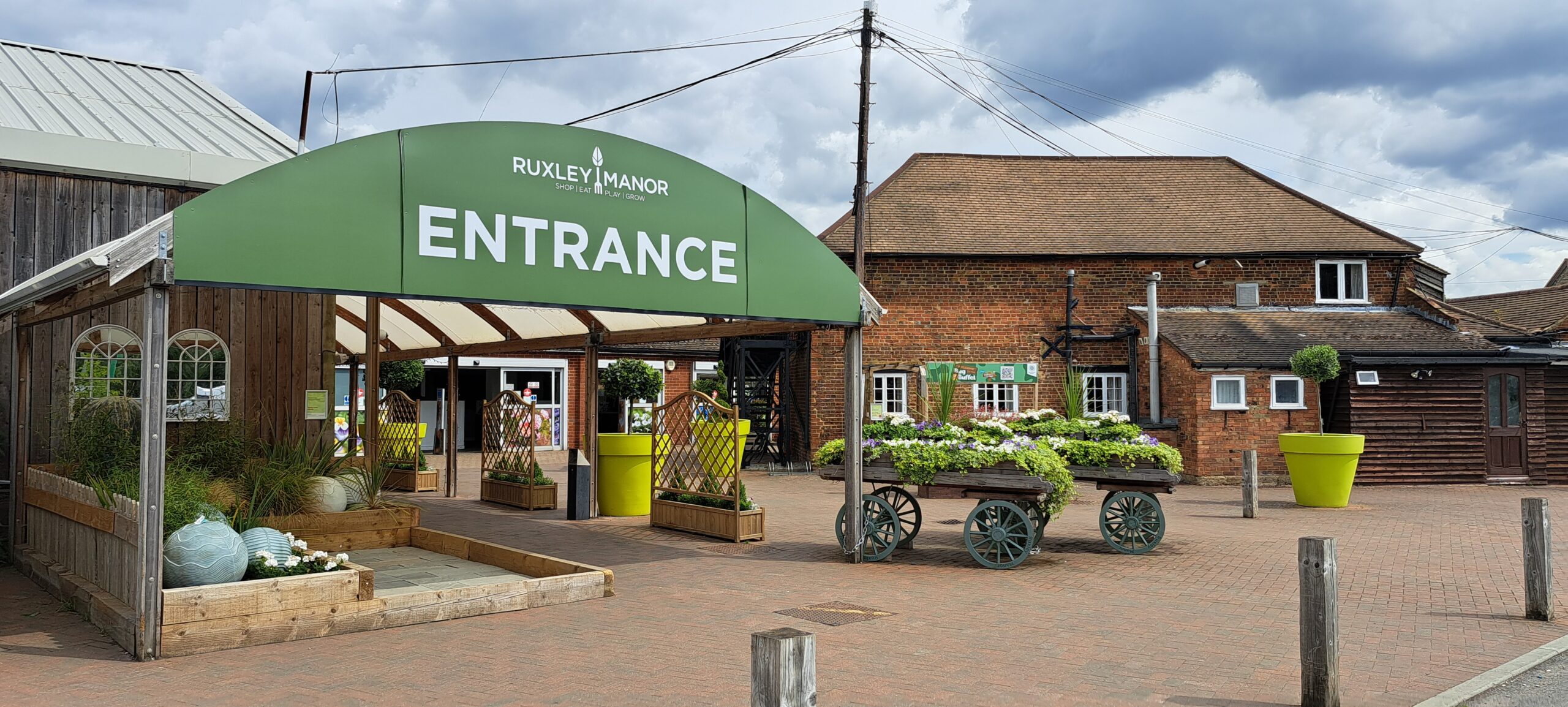 Goods Lift Control Panel at Ruxley Garden Centre | Sidcup